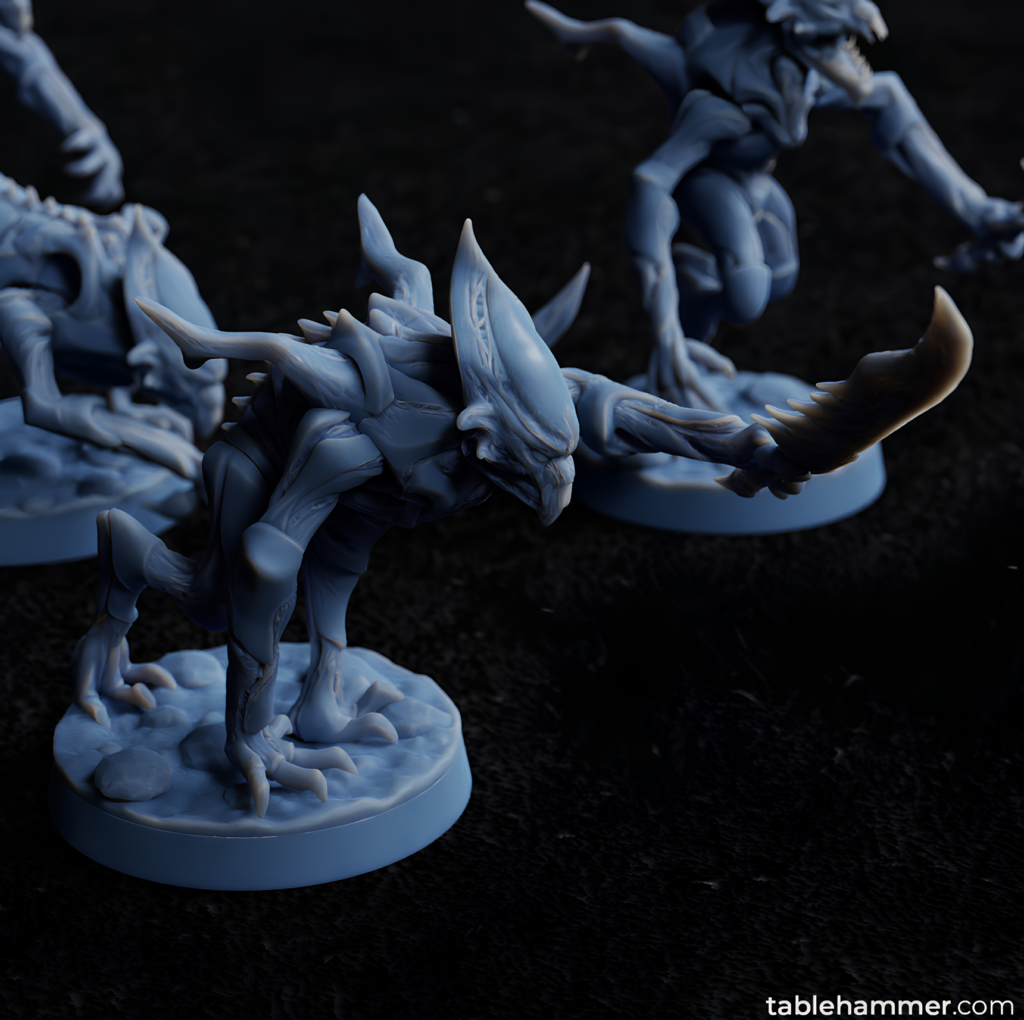 Voidborne Daemonids Sword Bearers – Loken's Miniatures