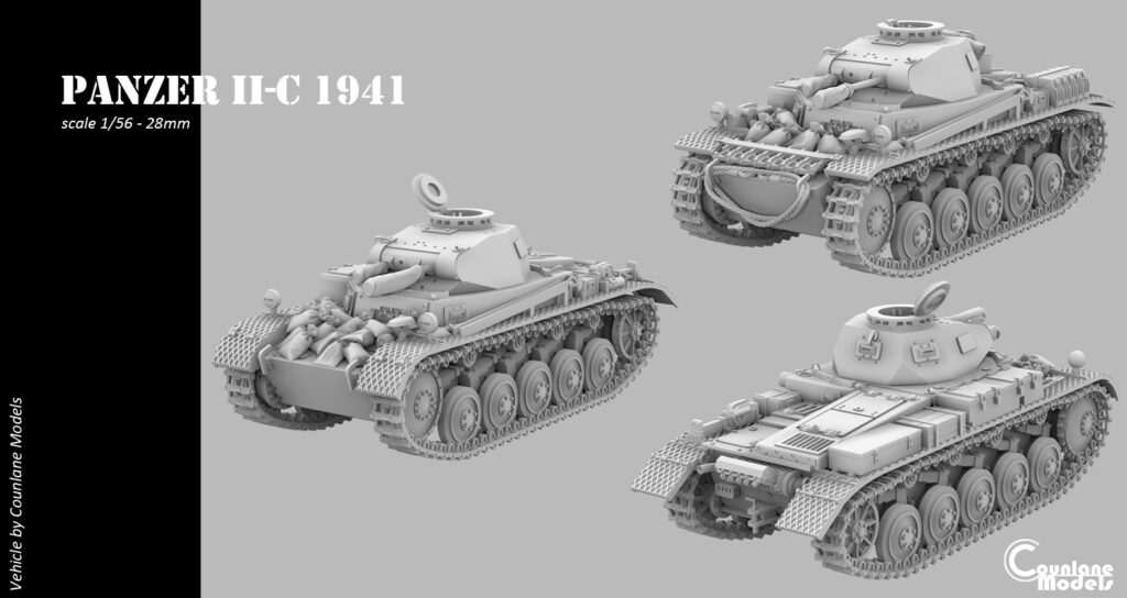 Panzer II C Europe and DAK – Loken's Miniatures