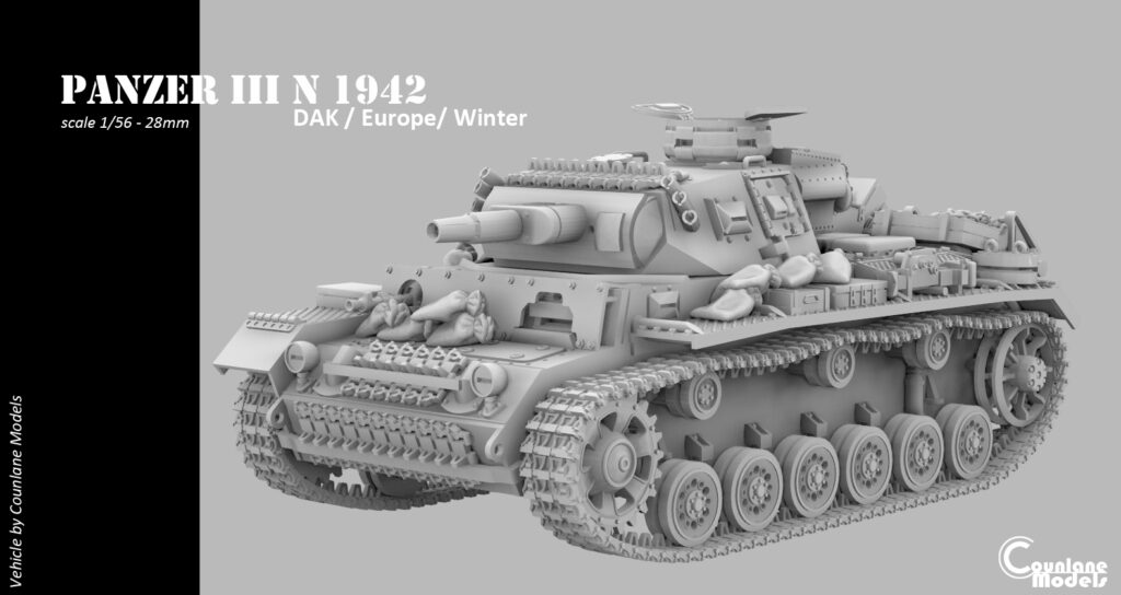 Panzer III N 1942 Early Production – Loken's Miniatures